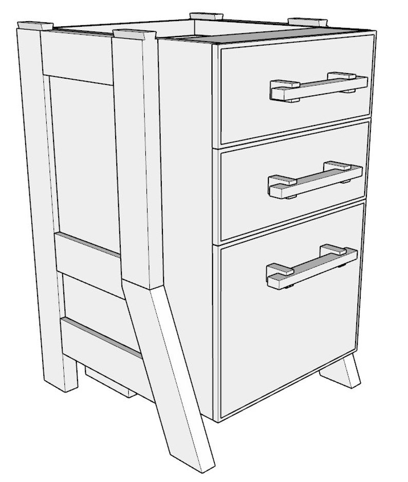Plans & Build Guide For:kx Computer Desk - Home Office / Gaming Desk ...