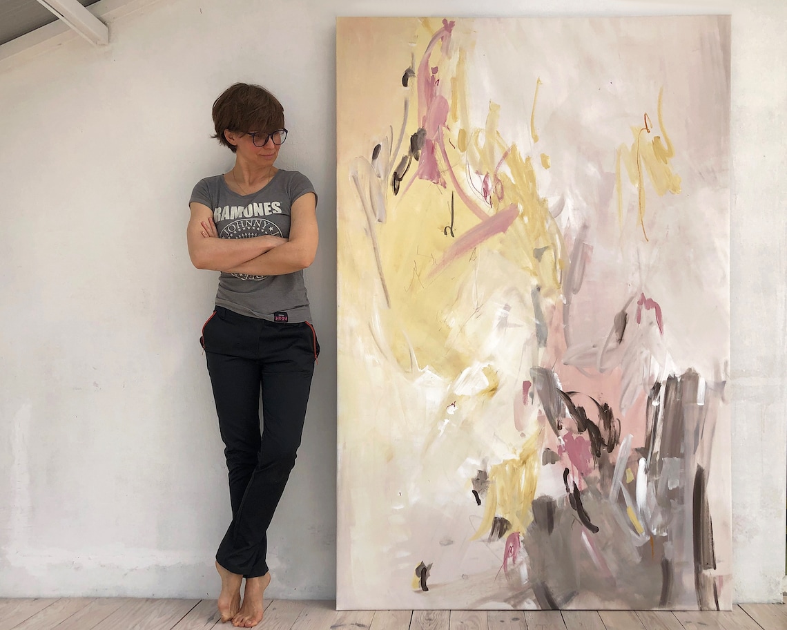 Extra Large Wall Art Oversized Wall Art Abstract Painting - Etsy