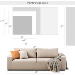 Extra Large Abstract Painting Original Painting Minimalist Wall Art ...