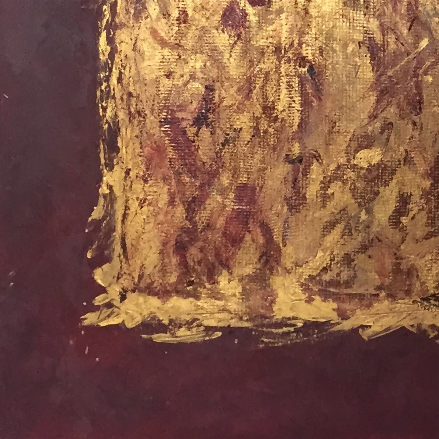 Gold-plated Painting Modern Art on Canvas Contemporary Art - Etsy