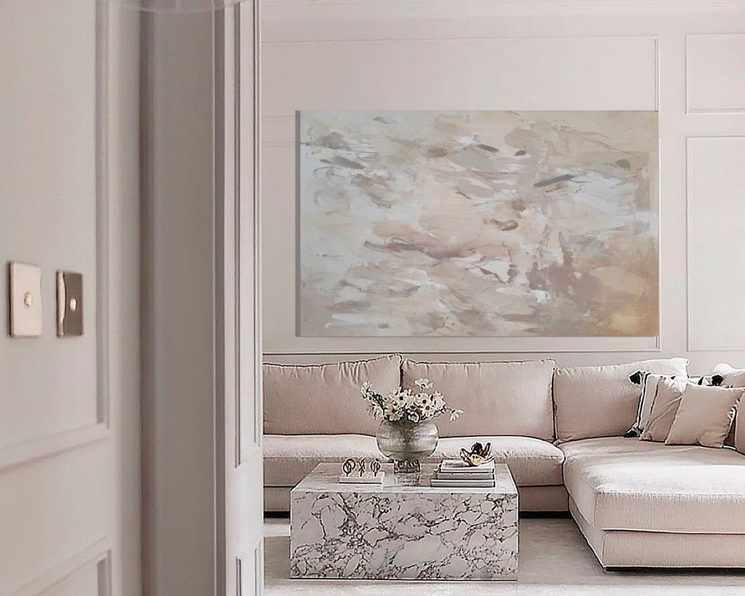 Extra Large Wall Art Oversized Wall Art Abstract Painting Simple Modern ...