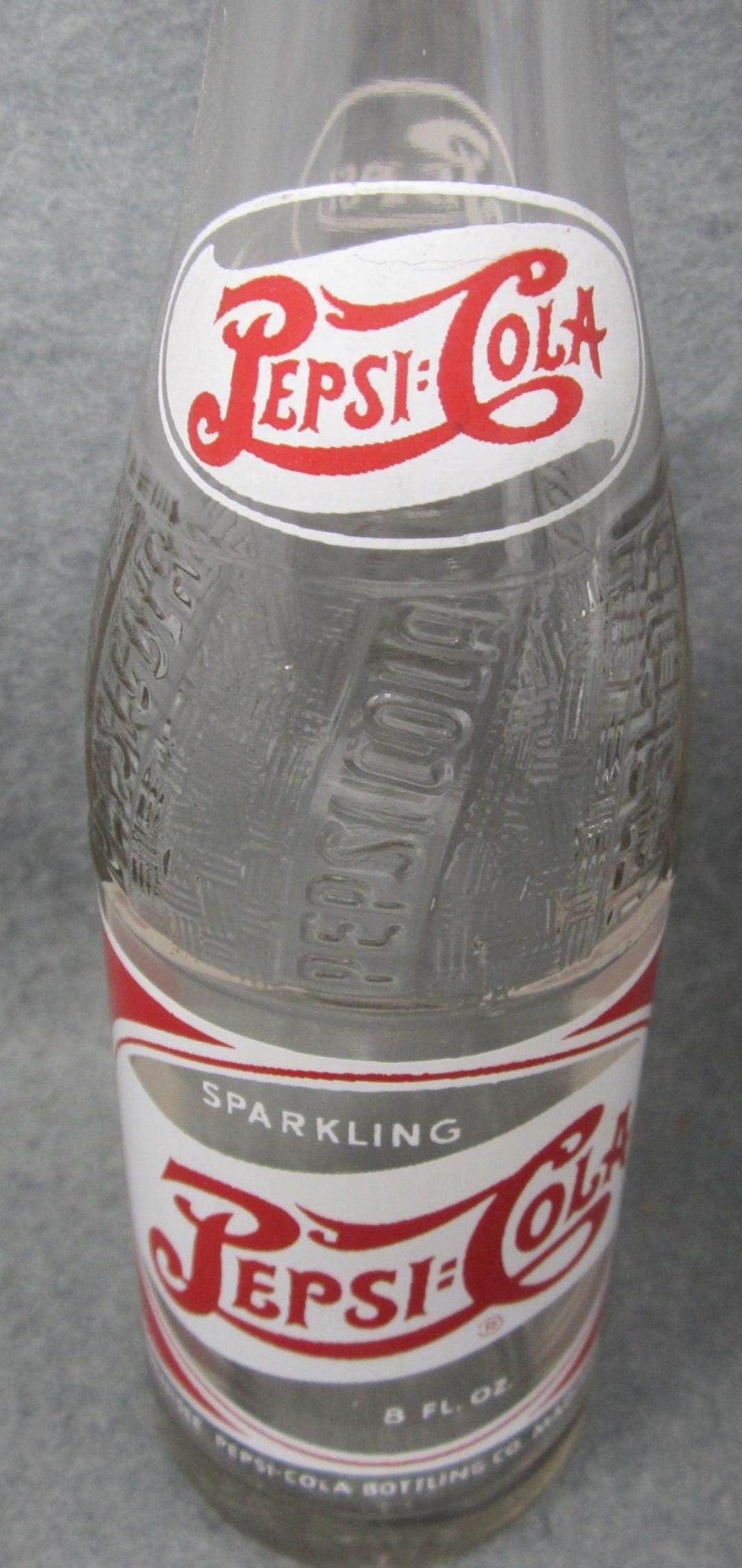 1940s Pepsi Cola Double Dot 8 Ounce ACL Soda Bottle Madison, Wisconsin ...