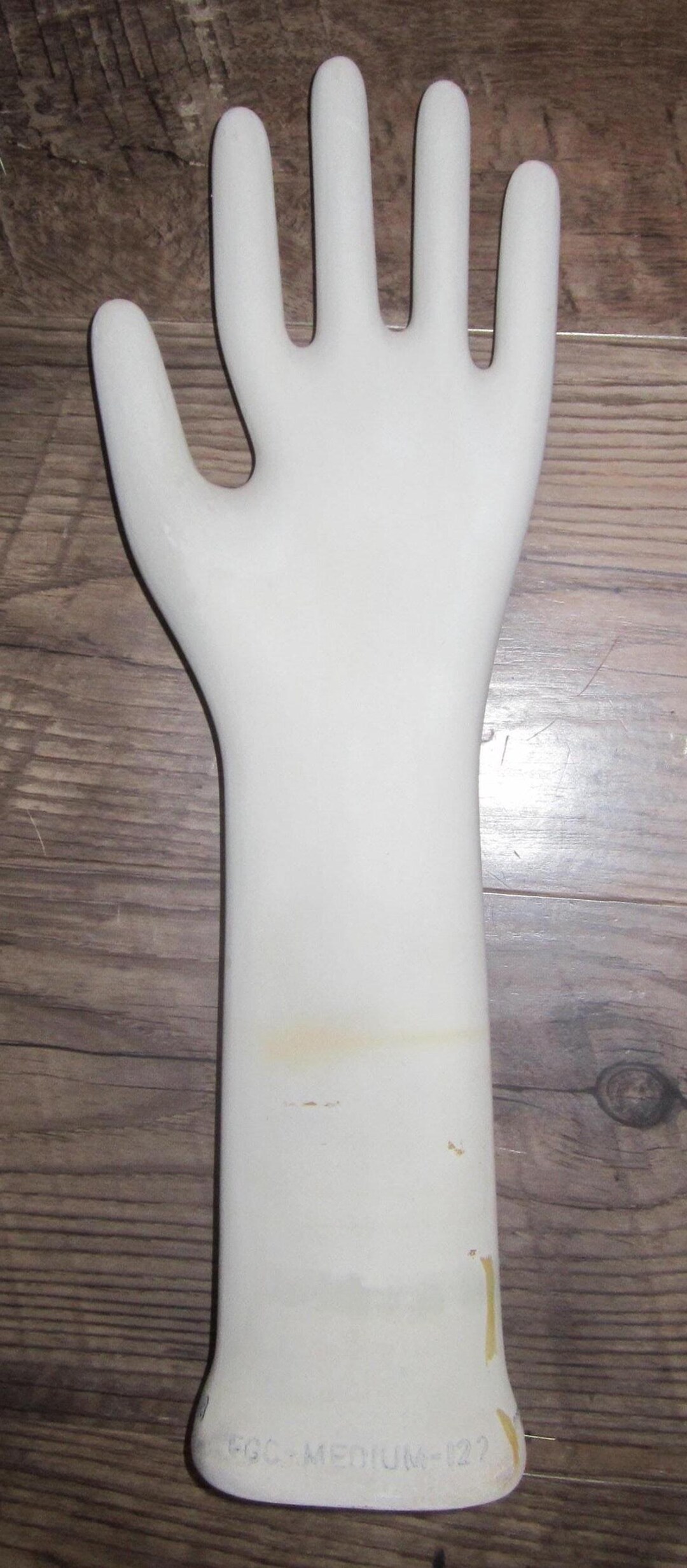 Vintage White General PORCELAIN Hand Glove Mold Unisize Trenton ...
