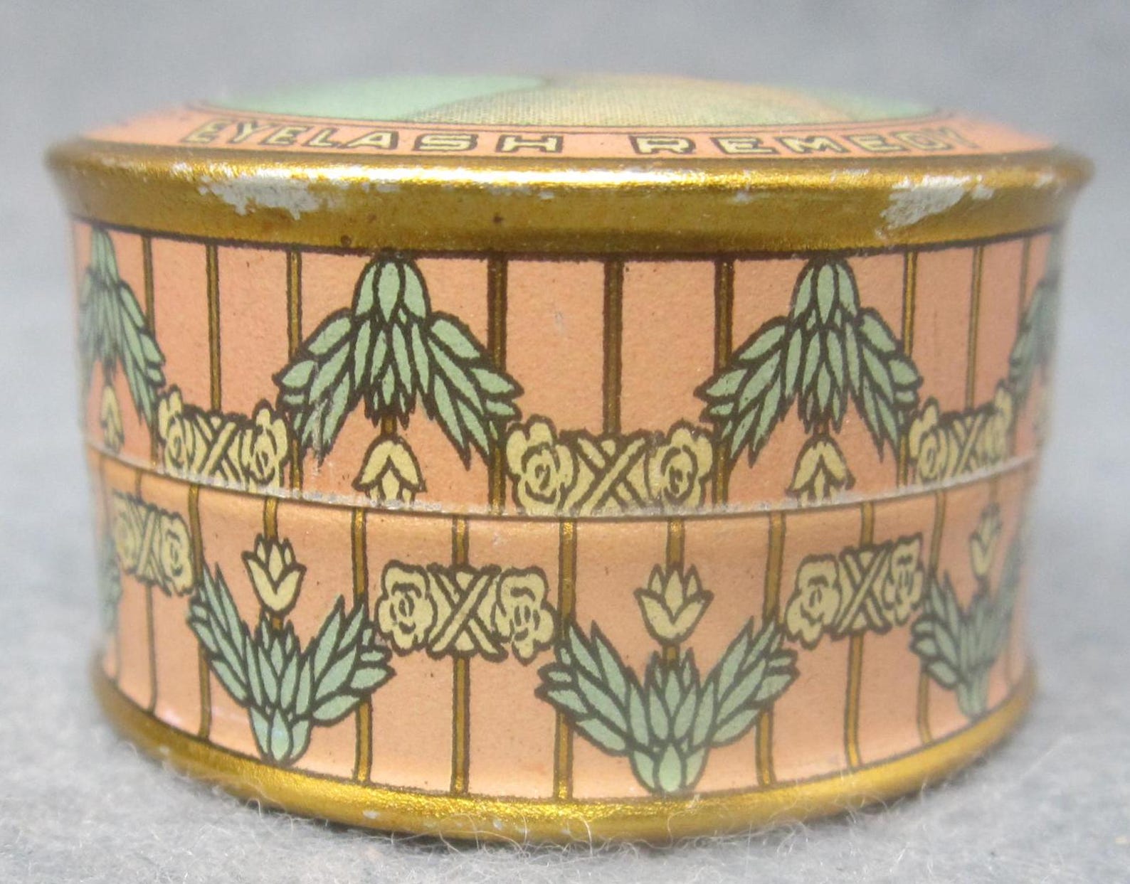 1916 Antique Eye-lash-ine Eyelash Remedy Tin by Dr. F. Fromaneck ...