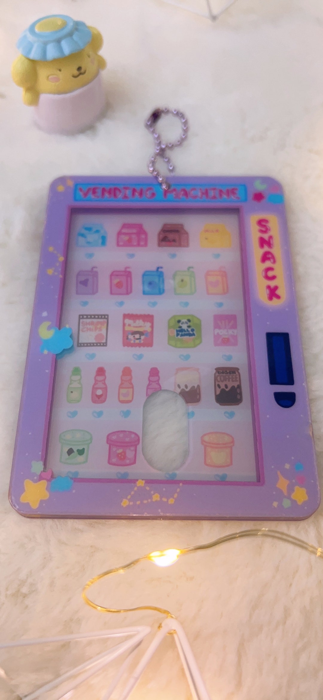 Acrylic Vending Machine Photocard Holder Keychain - Etsy