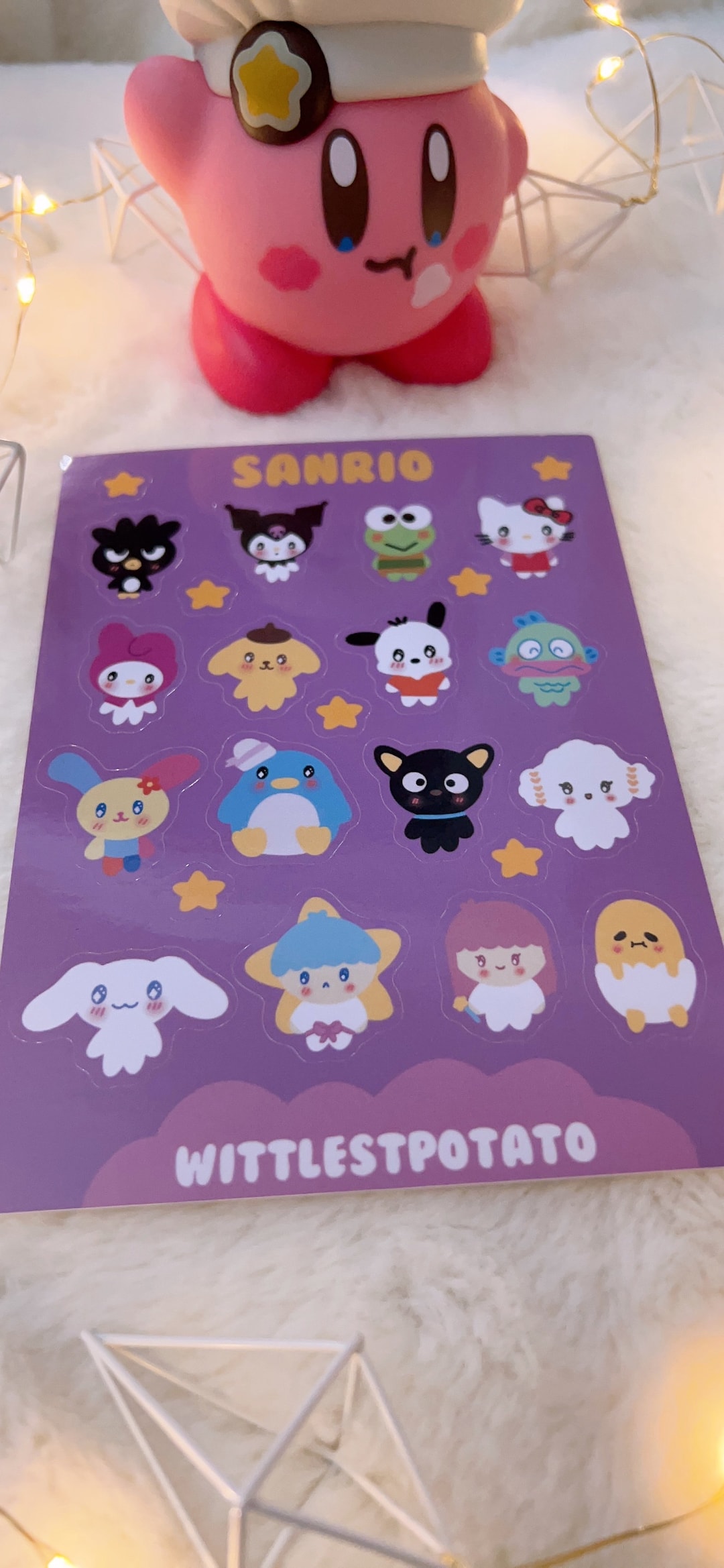 Cute Characters Kawaii Sticker Sheet - Etsy