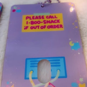 Acrylic Vending Machine Photocard Holder Keychain - Etsy