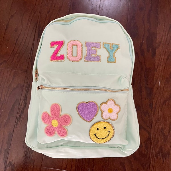 Preppy Backpack - Etsy