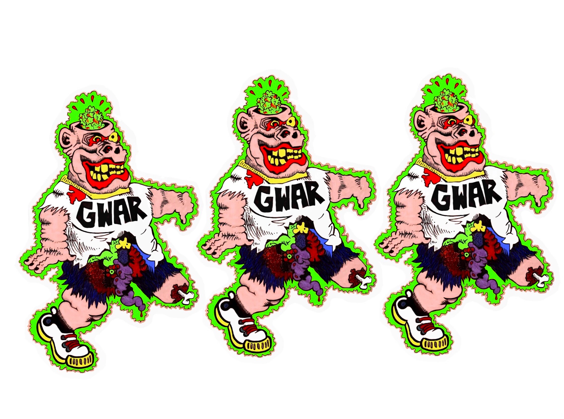 GWAR Dave Brockie Bohab home From the Show Sticker - Etsy