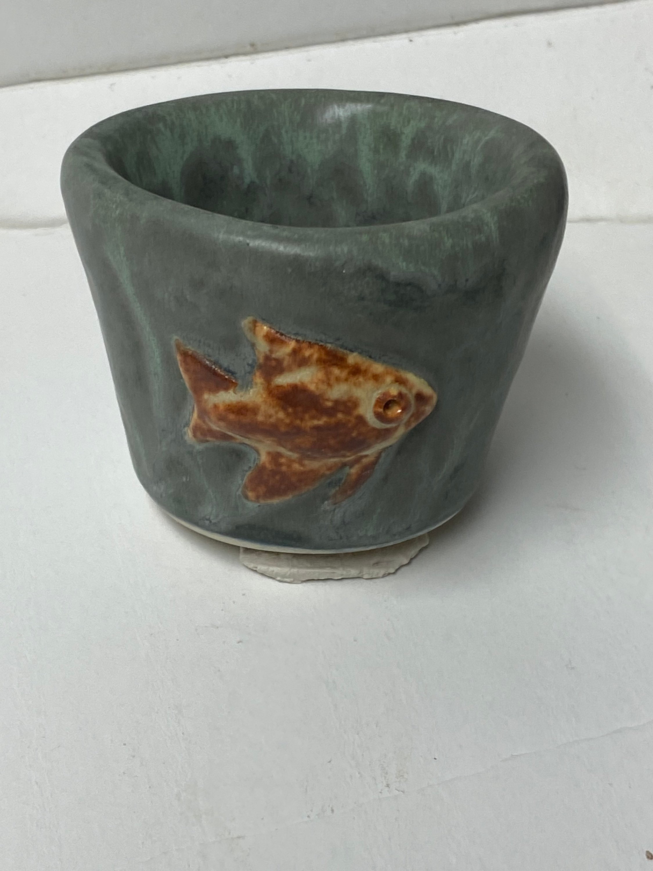Portable Communionware Handmade Pottery Christian Sacrament Set Green ...