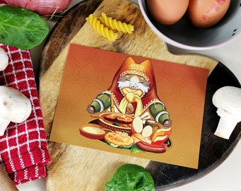 Grammeowster Chef 11x17 Print Monster Hunter World Iceborne Palico Fan ...