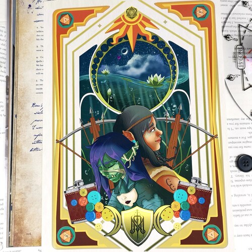 Critical Role Caduceus A4 Fanart Print - Etsy