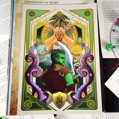 Critical Role Caduceus A4 Fanart Print - Etsy