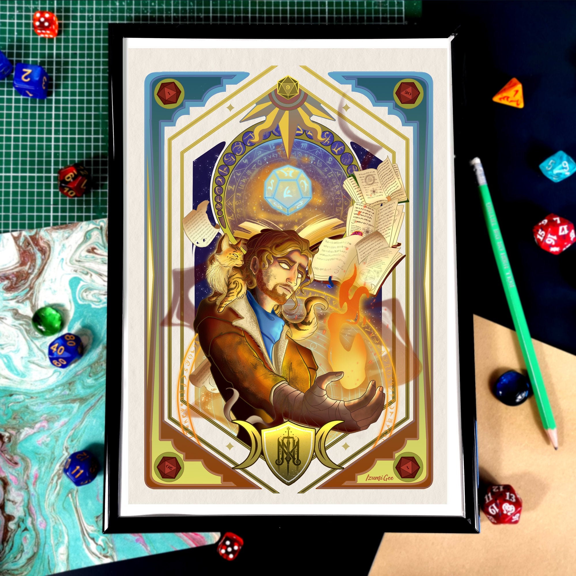 Critical Role Caleb A4 Fanart Print - Etsy UK