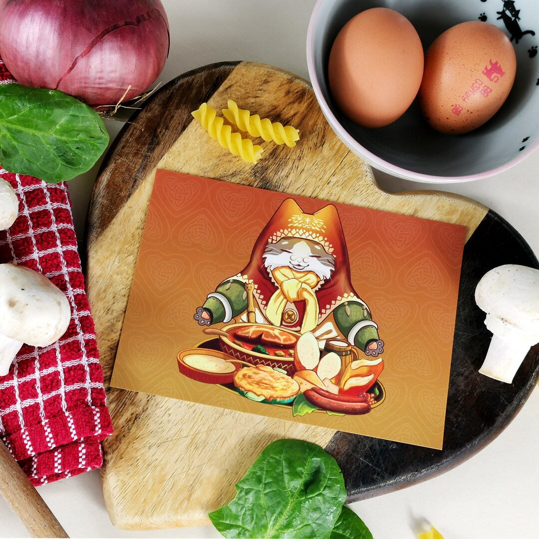 Grammeowster, Monster Hunter World A5 Print - Etsy