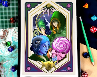 Jester Critical Role Fanart Print - Etsy