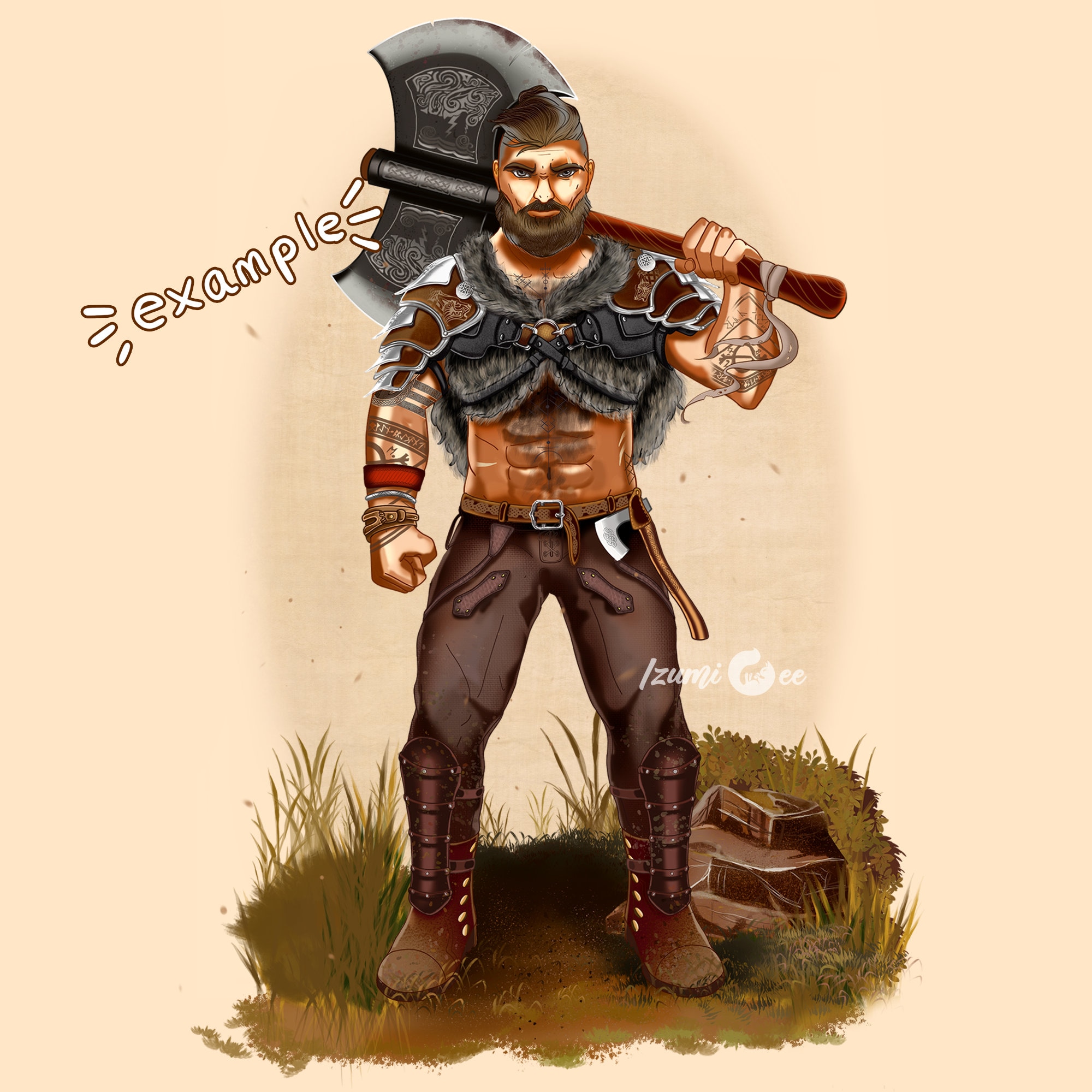 Dnd Character Full Body Commission | Etsy UK