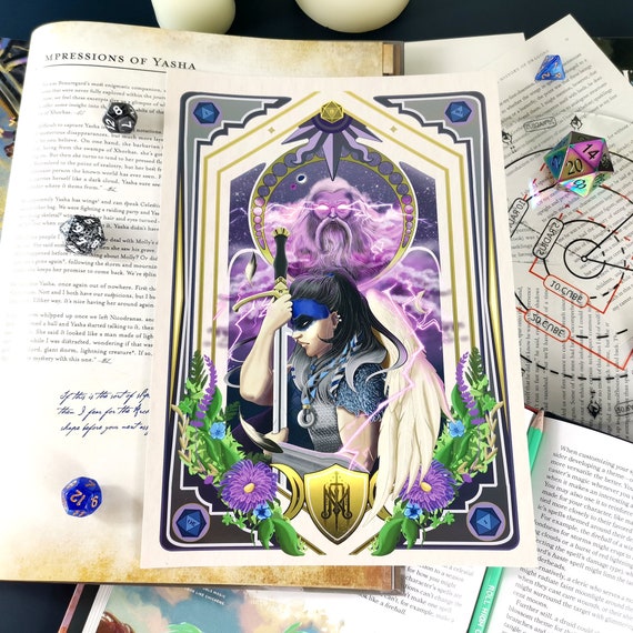 Critical Role YASHA A4 Fanart Print | Etsy