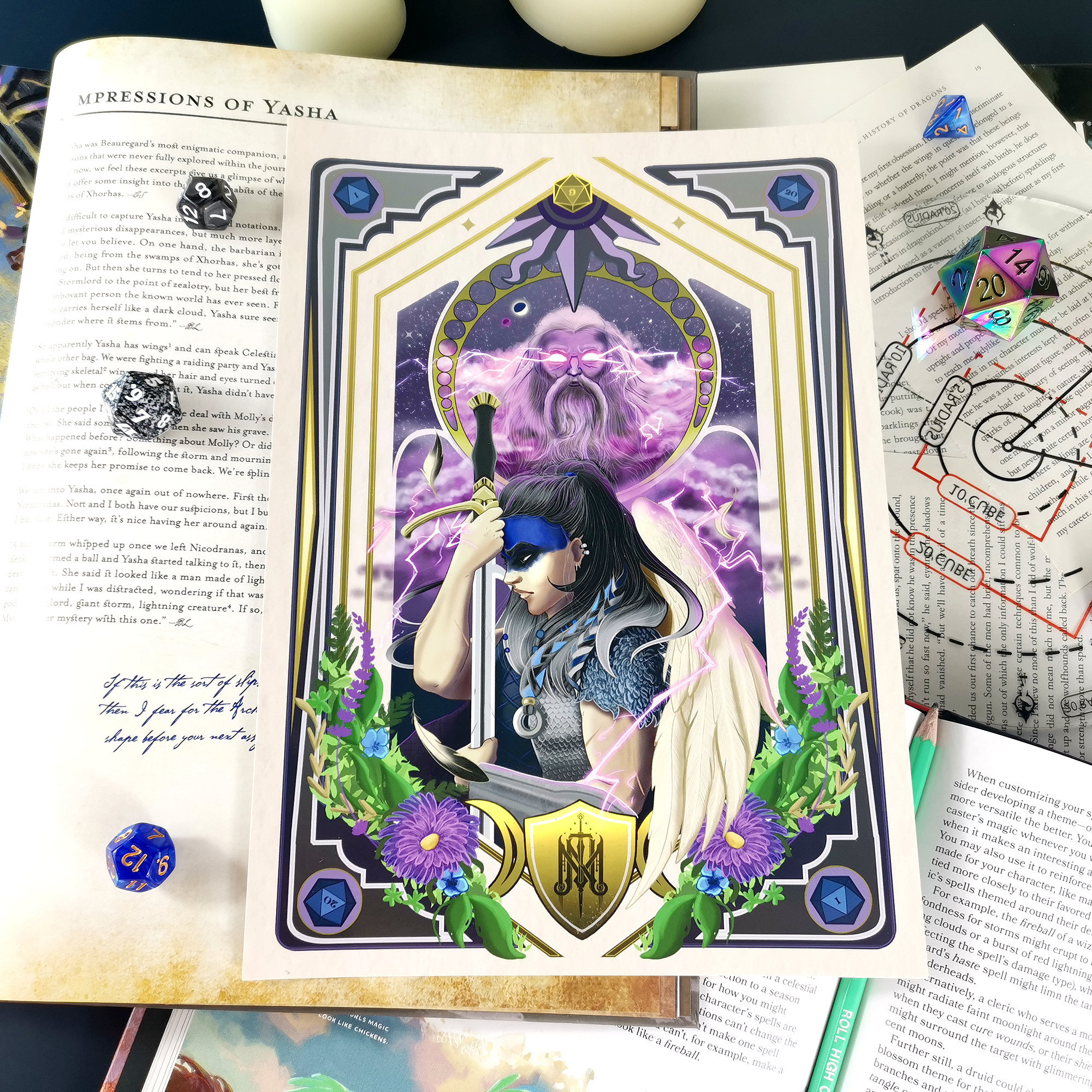Critical Role YASHA A4 Fanart Print | Etsy