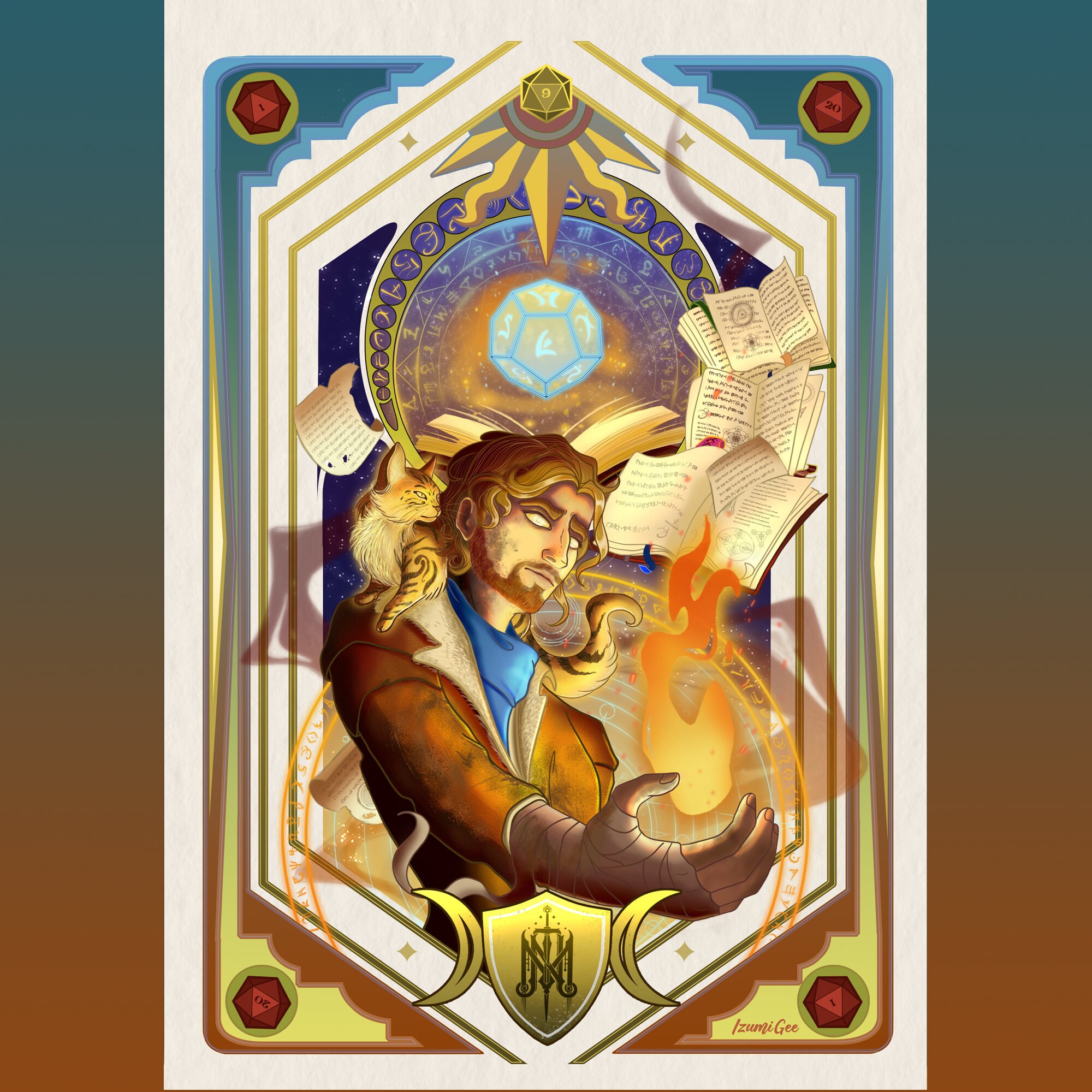 Critical Role Caleb A4 Fanart Print - Etsy UK