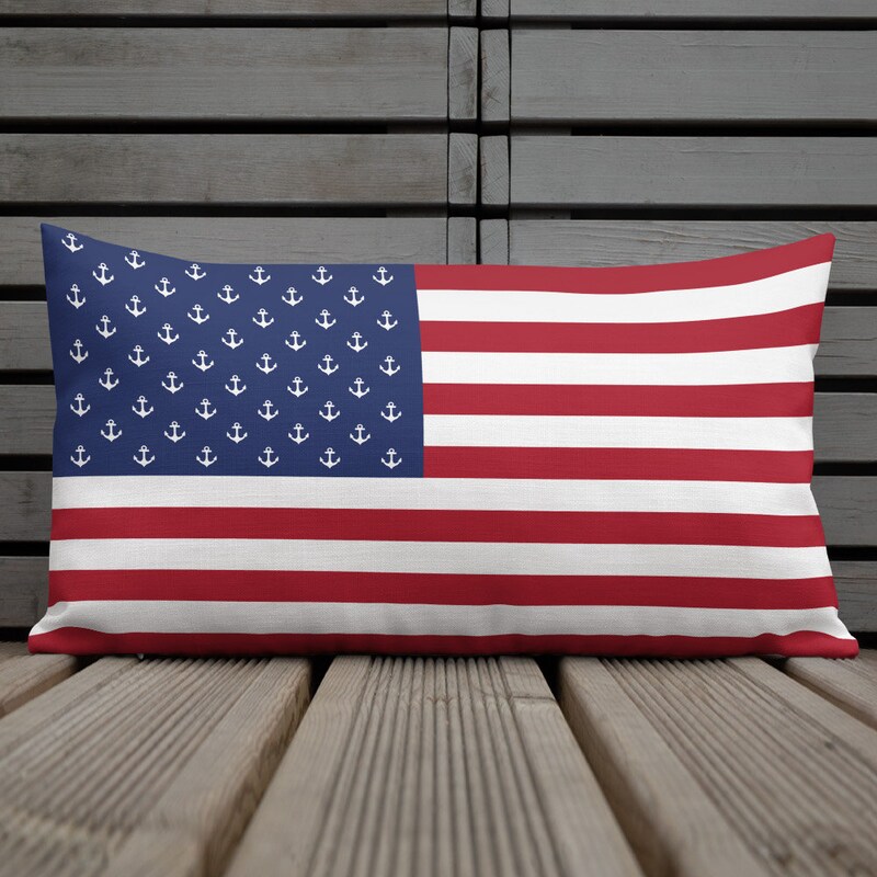 Nautical Flag Pillow - Etsy