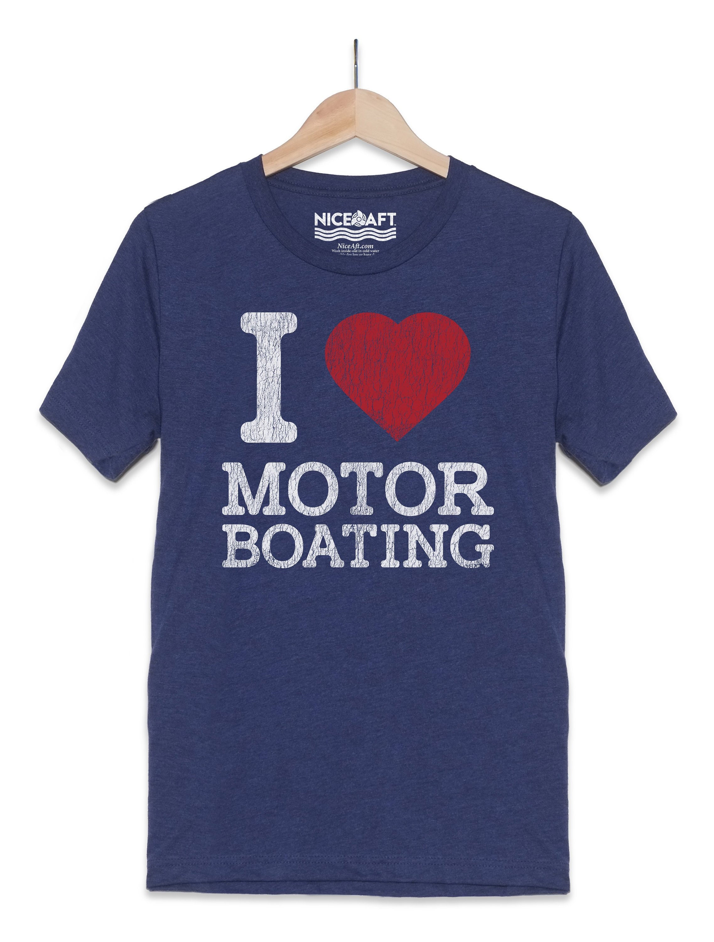 I Love Motor Boating Funny Boat T-shirt for Men & Women | Etsy