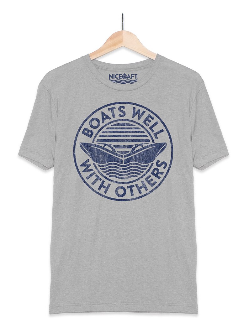 Boats Well With Others Funny Boating T-Shirt For Men & Women | Etsy
