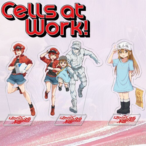 Cells at Work : Acrylic Keychain | Etsy