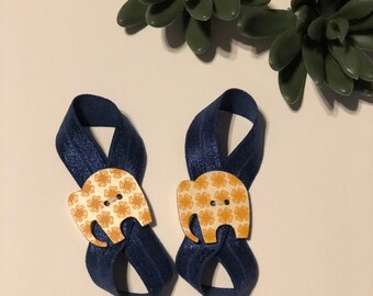 Navy elephant | Etsy