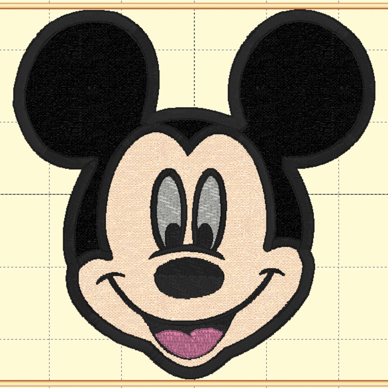 Mickey Mouse Embroidery Design - Etsy