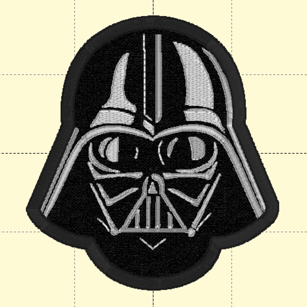 Darth Vader Inspired Applique Embroidery Design - Etsy