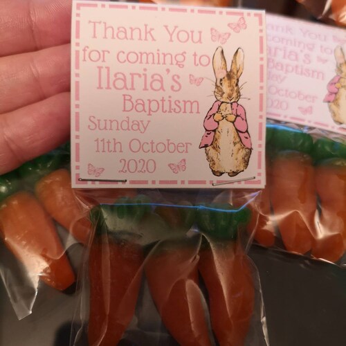 Flopsy Bunny / Peter Rabbit Christening / Baptism Favours Pack - Etsy