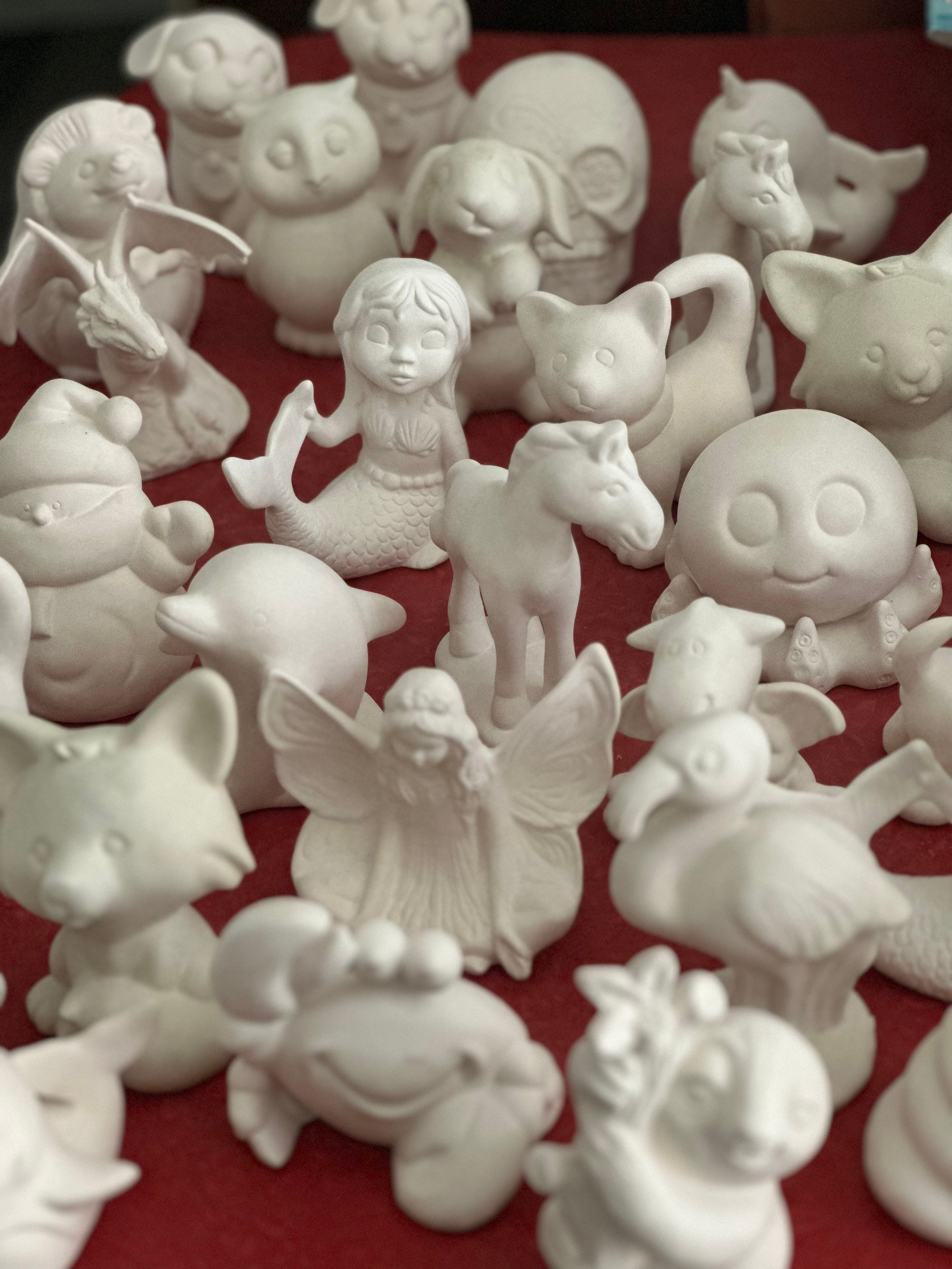 Party Figures Art Party Figurines Craft Kit Perfect Gift - Etsy