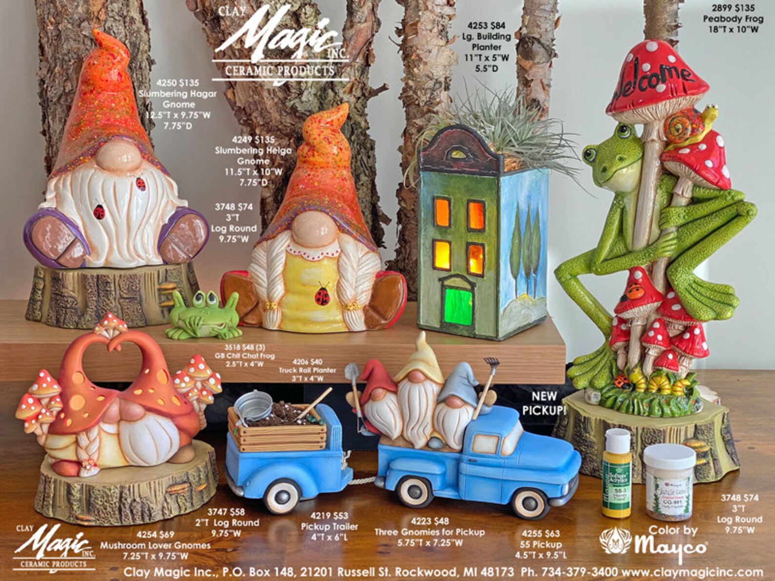 Clay Magic Pottery Ceramic Pottery Bisque Ready to Paint | Etsy