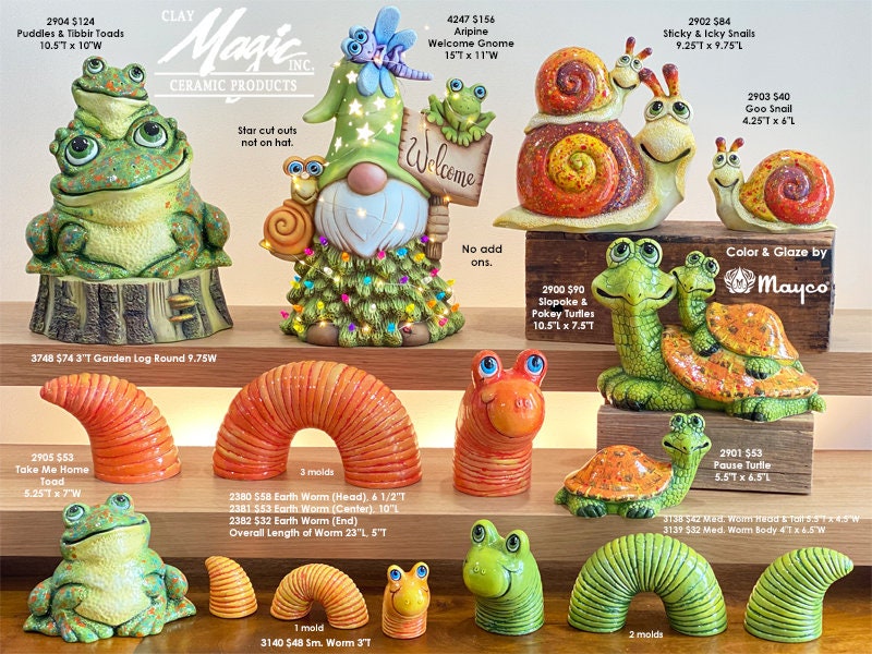 Clay Magic Pottery, Ceramic Pottery Bisque, Ready to Paint, Craft ...