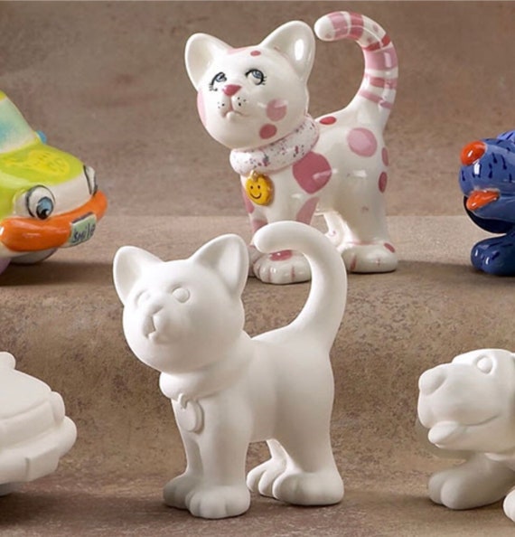 Cat Custom Painted or Diy Craft Kit Perfect Gift Diy Kit - Etsy