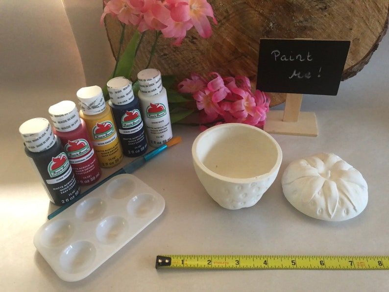 3.5 Strawberry Box Custom Painted or Diy Craft Kit Perfect | Etsy