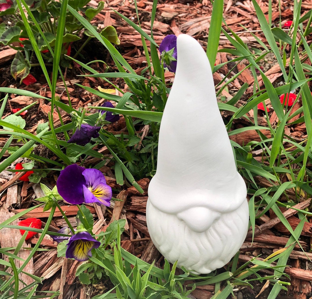 5.75” Medium Contemporary Garden Gnome Custom Painted or Diy , Craft ...