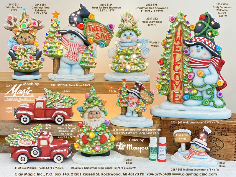 Clay Magic Pottery Ceramic Pottery Bisque Ready to Paint - Etsy