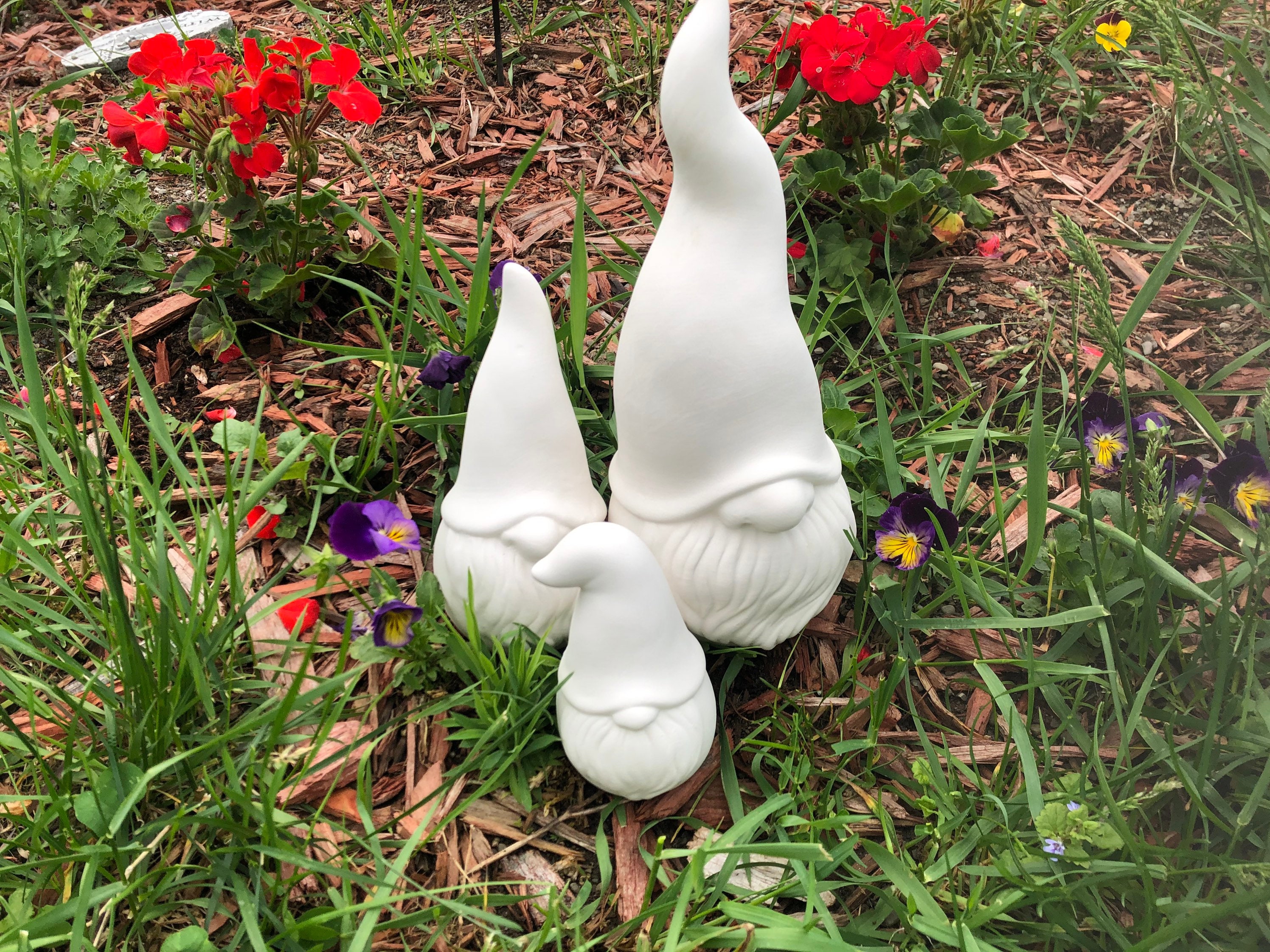 5.75 Medium Contemporary Garden Gnome Custom Painted or Diy - Etsy