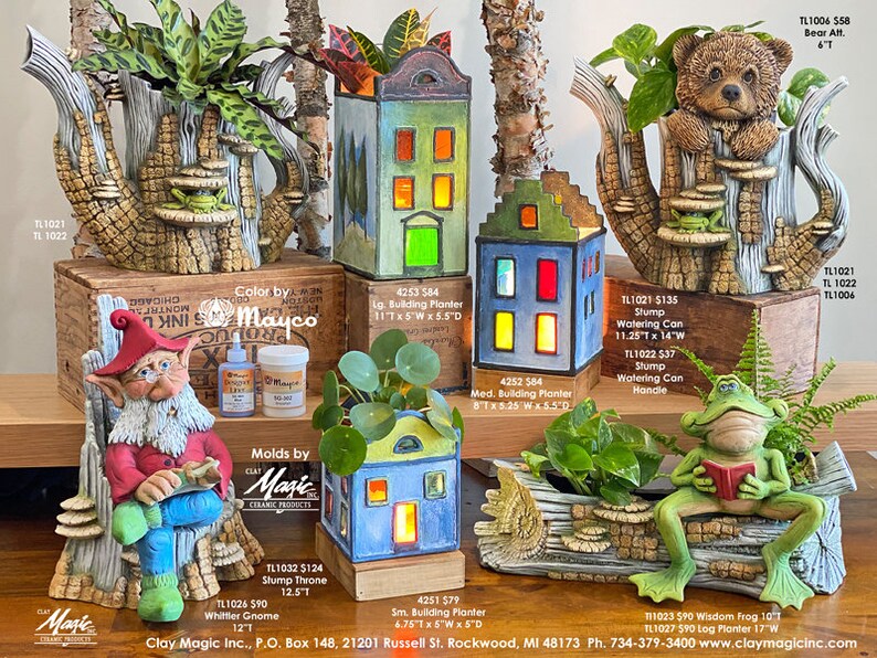 Clay Magic Pottery Ceramic Pottery Bisque Ready to Paint - Etsy