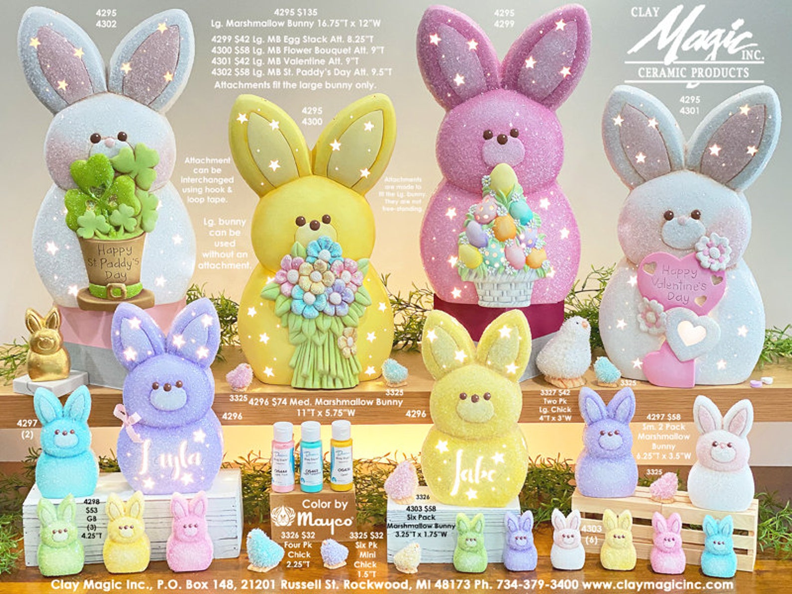 Clay Magic Pottery Ceramic Pottery Bisque Ready to Paint - Etsy