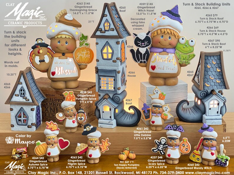 Clay Magic Pottery, Ceramic Pottery Bisque, Ready to Paint, Craft ...