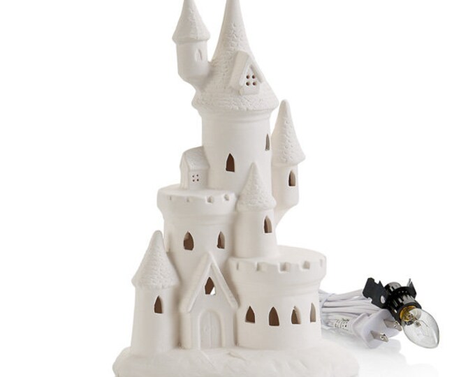 Ceramic Bisque Medieval Castle for Shelf or Aquarium - Etsy