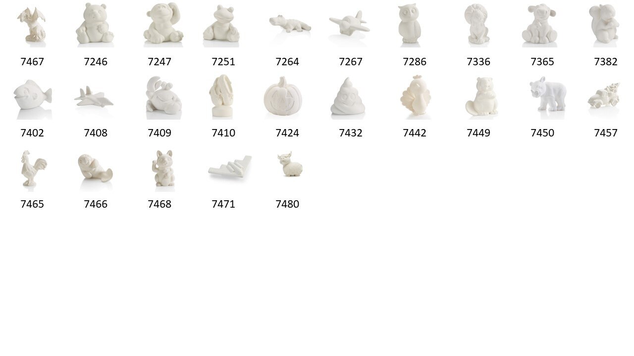 Party Figures Art Party Figurines Craft Kit Perfect Gift - Etsy