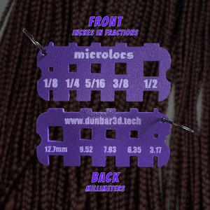 Microlocs Measuring Tool, Microlocs Ruler, Microlocks Measure Device ...