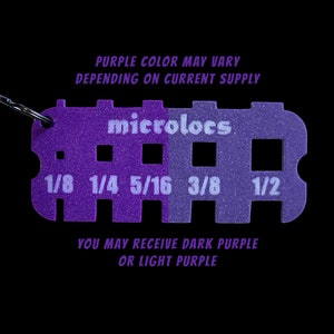 Microlocs Measuring Tool, Microlocs Ruler, Microlocks Measure Device ...