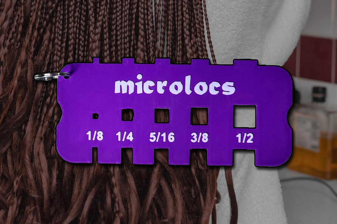 Microlocs Measuring Tool Microlocs Ruler Microlocks Measure - Etsy
