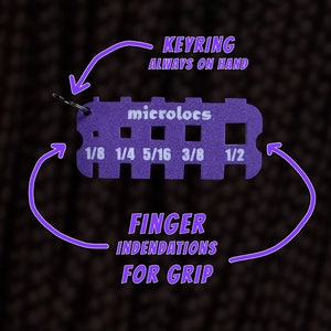 Microlocs Measuring Tool, Microlocs Ruler, Microlocks Measure Device ...