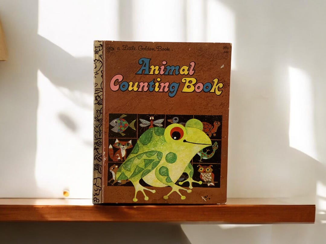 Alittle Golden Book Animal Counting Book - Etsy